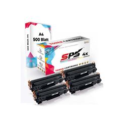 SPS Tonerkartusche Druckerpapier A4 + 4x Multipack Set Kompatibel für HP Laserjet Pro P