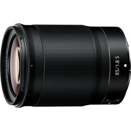 Nikon NIKKOR Z 85 mm 1:1,8 S für Z5, Z 6II und Z f passendes Objektiv, schwarz