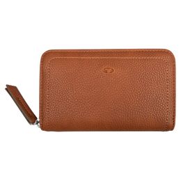 Tom Tailor Geldbörse ELA Medium zip wallet, im dezenten Stil, braun