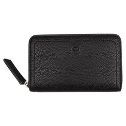 Tom Tailor Geldbörse ELA Medium zip wallet, im dezenten Stil, schwarz