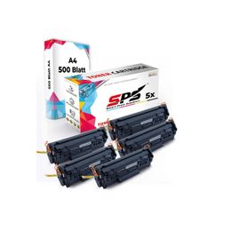 SPS Tonerkartusche Druckerpapier A4 + 5x Multipack Set Kompatibel für HP Laserjet 3030