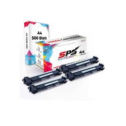 SPS Tonerkartusche Druckerpapier A4 + 4x Multipack Set Kompatibel für Brother HL-1112 A