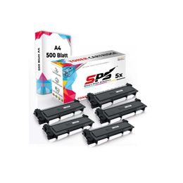 SPS Tonerkartusche Druckerpapier A4 + 5x Multipack Set Kompatibel für Brother MFC-L 2701