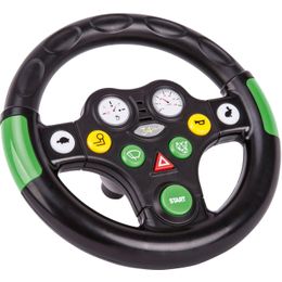BIG Spielfahrzeug-Lenkrad BIG Tractor Sound Wheel, mit Soundfunktion, grün|schwarz