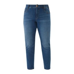 TRIANGLE Große Größen: Slim Jeans in 5-Pocket-Form, blue Denim, Gr.50