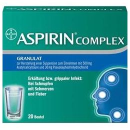 BAYER Aspirin Complex Btl.m.Gran.z.Herst.e.Susp.z.Einn. 20 St
