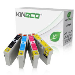 Kineco 4 Tintenpatronen kompatibel zu Epson T1291-T1294 XL