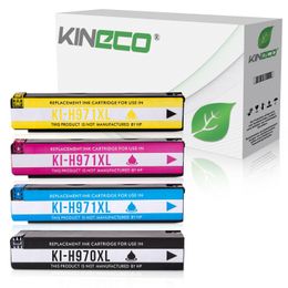 Kineco 4 Tintenpatronen kompatibel zu HP 970 971 XL