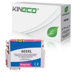 Kineco Tintenpatrone kompatibel zu Epson WF-2810 603XL C13T03A34010 XL Magenta