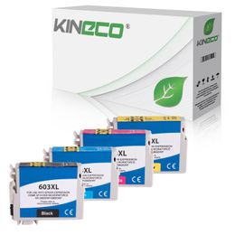 Kineco 4 Patronen Epson Workforce WF-2810 603XL