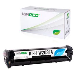 Kineco Toner kompatibel zu HP 415A W2031A XL Cyan