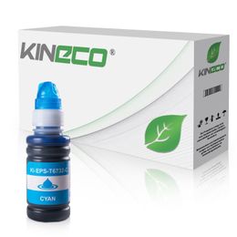 Kineco Tintenpatrone kompatibel zu Epson T6732 C13T67324A Cyan