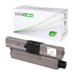 Kineco Toner kompatibel zu OKI C301 C321 44973536 XL Schwarz