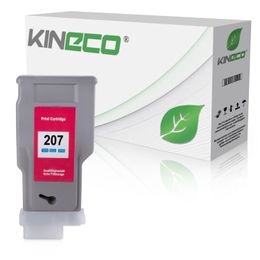 Kineco Tintenpatrone kompatibel zu Canon PFI-207C 8790B001 XL Cyan