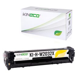 Kineco Toner kompatibel zu HP 415X W2032X XXL Yellow