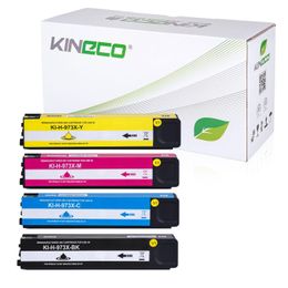 Kineco 4 Tintenpatronen kompatibel zu HP 973X XL