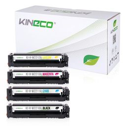 Kineco 4 Toner kompatibel zu HP W2210A-W2213A XL