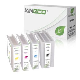 Kineco 4 Tintenpatronen kompatibel zu Epson T04A1-T04A4 WF-C8690 XXL