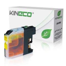 Kineco Tintenpatrone kompatibel zu Brother LC-221Y XL Yellow