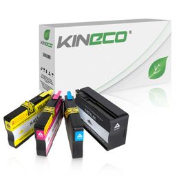 Kineco 4 Tintenpatronen kompatibel zu HP 953 957 XL