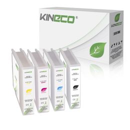 Kineco 4 Tintenpatronen kompatibel zu Epson T04B WF-C8690 XL