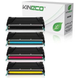 Kineco 4 Toner kompatibel zu Lexmark X746 X748 XL