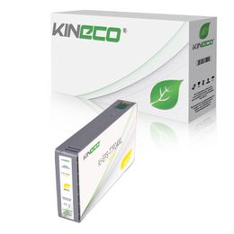 Kineco Tintenpatrone kompatibel zu Epson Stylus WF4630 79XL C13T79044010 XL Yellow