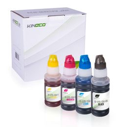 Kineco 4 Tintenpatronen kompatibel zu Epson EcoTank XL