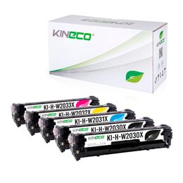 Kineco 5 Toner kompatibel zu HP W2030X-W2033X XXL