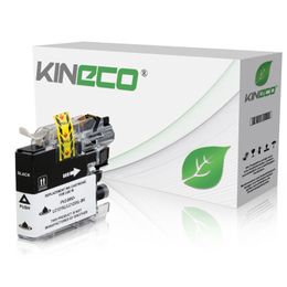Kineco Tintenpatrone kompatibel zu Brother LC-121BK LC-123BK XL Schwarz