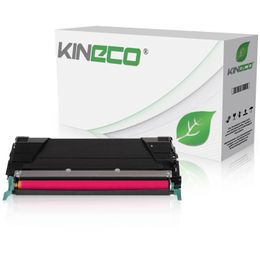 Kineco Toner kompatibel zu Lexmark X748 XL X748H2MG XL Magenta