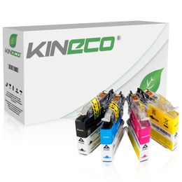 Kineco 4 Tintenpatronen kompatibel zu Brother LC-121 LC-123 XL