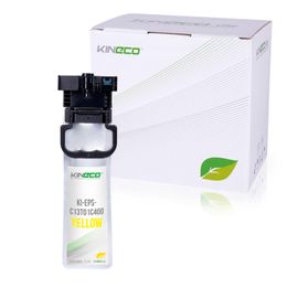 Kineco Tintenpatrone kompatibel zu Epson T01C4 C13T01C400 Yellow