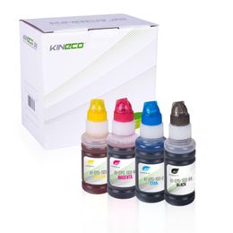 Kineco 4 Tintenpatronen kompatibel zu Epson Ecotank 103 EcoTank XL