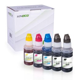 Kineco 5 Tintenpatronen kompatibel zu Epson EcoTank XL