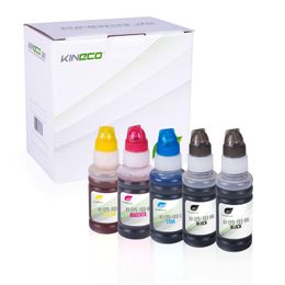 Kineco 5 Tintenpatronen kompatibel zu Epson Ecotank 103 EcoTank XL