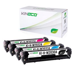 Kineco 4 Toner kompatibel zu HP W2030A-W2033A XL