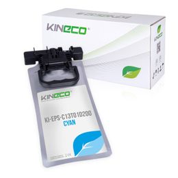 Kineco Tintenpatrone kompatibel zu Epson T01D2 C13T01D200 Cyan