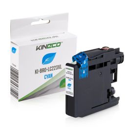 Kineco Tintenpatrone kompatibel zu Brother LC-223C XL Cyan