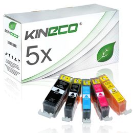 Kineco 5 Tintenpatronen kompatibel zu Canon PGI-525 CLI-526 XL