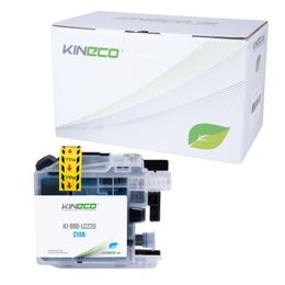 Kineco Tintenpatrone kompatibel zu Brother LC-22UC Cyan