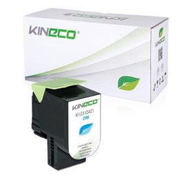 Kineco Toner kompatibel zu Lexmark CS421 700X2 78C20C0 XL Cyan