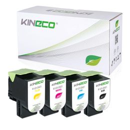 Kineco 4 Toner kompatibel zu Lexmark CS421 XL