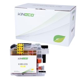 Kineco Tintenpatrone kompatibel zu Brother LC-22UY Yellow