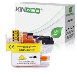 Kineco Tintenpatrone kompatibel zu Brother LC-3211Y Yellow