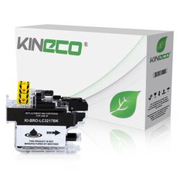 Kineco Tintenpatrone kompatibel zu Brother LC-3217BK XL Schwarz