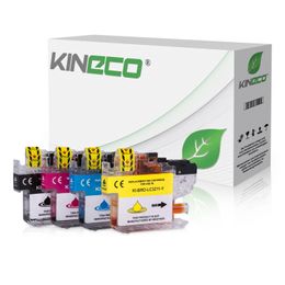 Kineco 4 Tintenpatronen kompatibel zu Brother LC3211