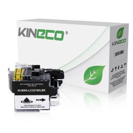 Kineco Tintenpatrone kompatibel zu Brother LC-3219XLBK XL Schwarz