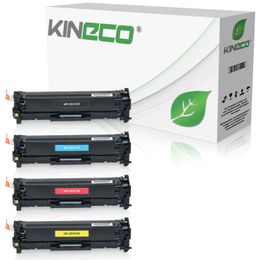 Kineco 4 Toner kompatibel zu HP CE410X-CE413A XL