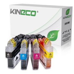 Kineco 4 Tintenpatronen kompatibel zu Brother LC-3217 XL